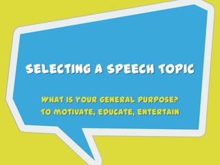 Writing a speech | PPTX