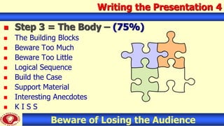 Writing a speech | PPTX