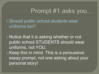 Writing Assessment Follow Up | PPTX