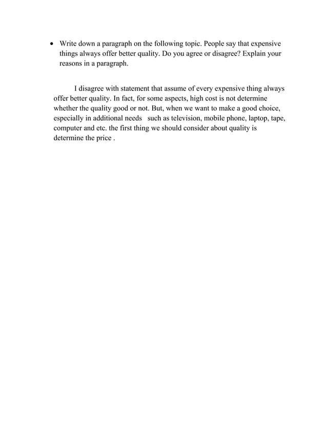 Writing assigment | PDF