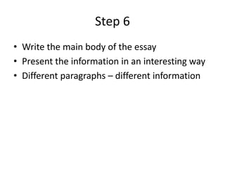 Writing assignment | PPTX