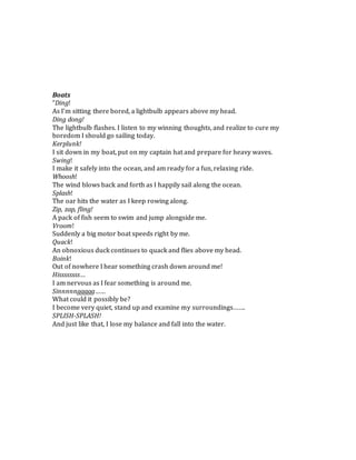 Writing assignment unit project — poetry collection | PDF