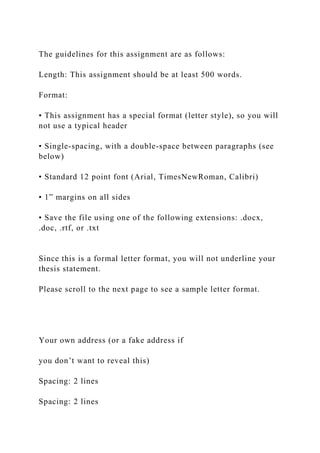 Writing Assignment Research Proposal Letter For this assi.docx