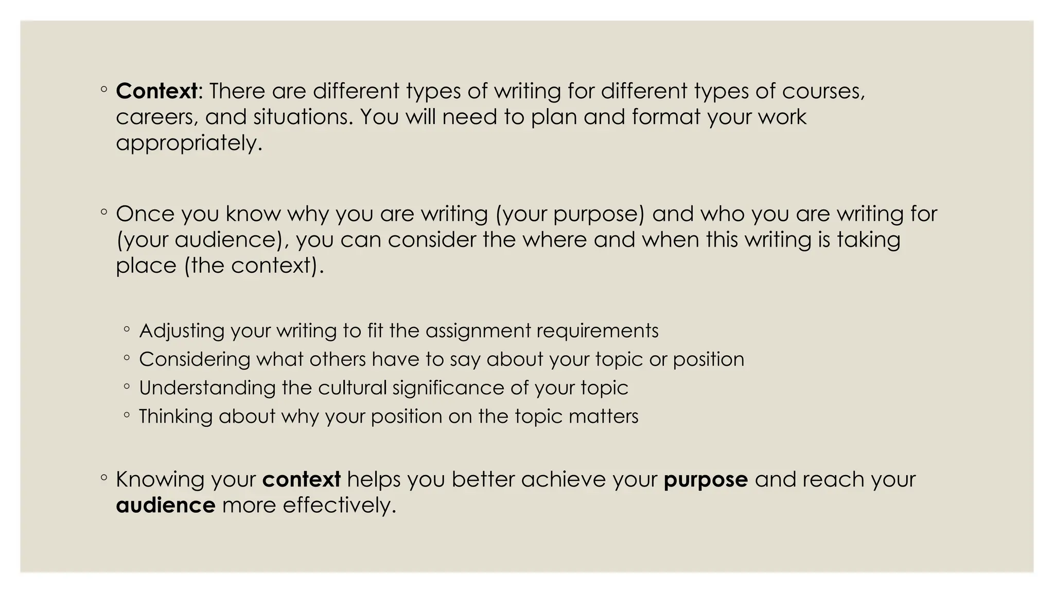 Writing Assignments & Rhetorical Situations.pptx