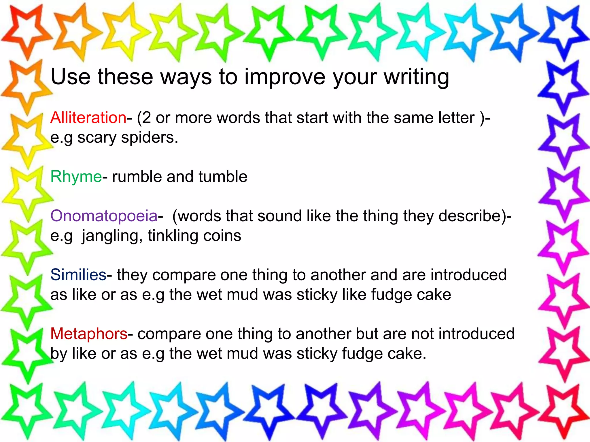 Writing a story | PPTX