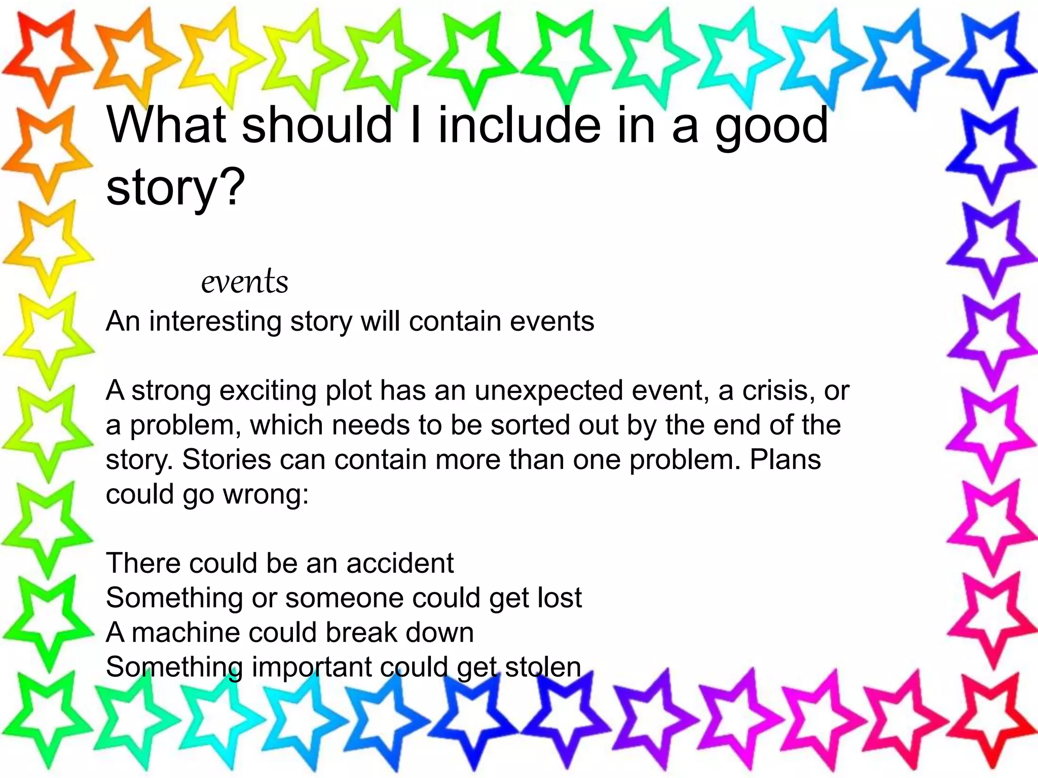 Writing a story | PPTX