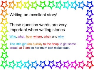 Writing a story | PPTX