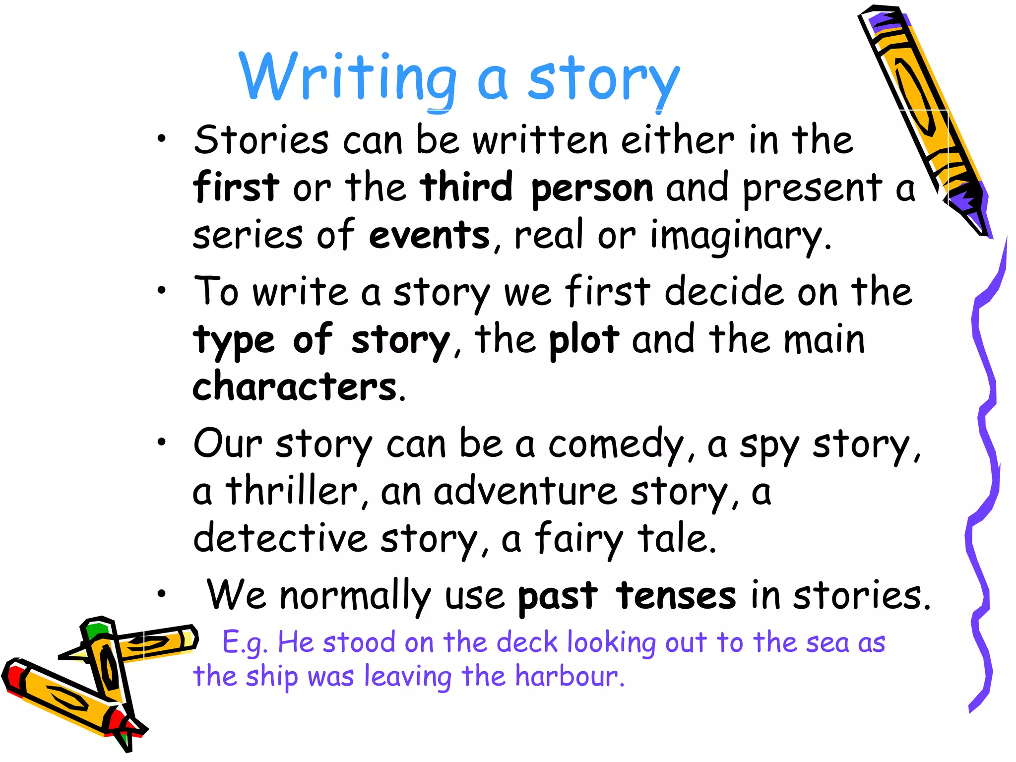 Writing a story | PPT