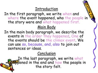 Writing a story | PPT