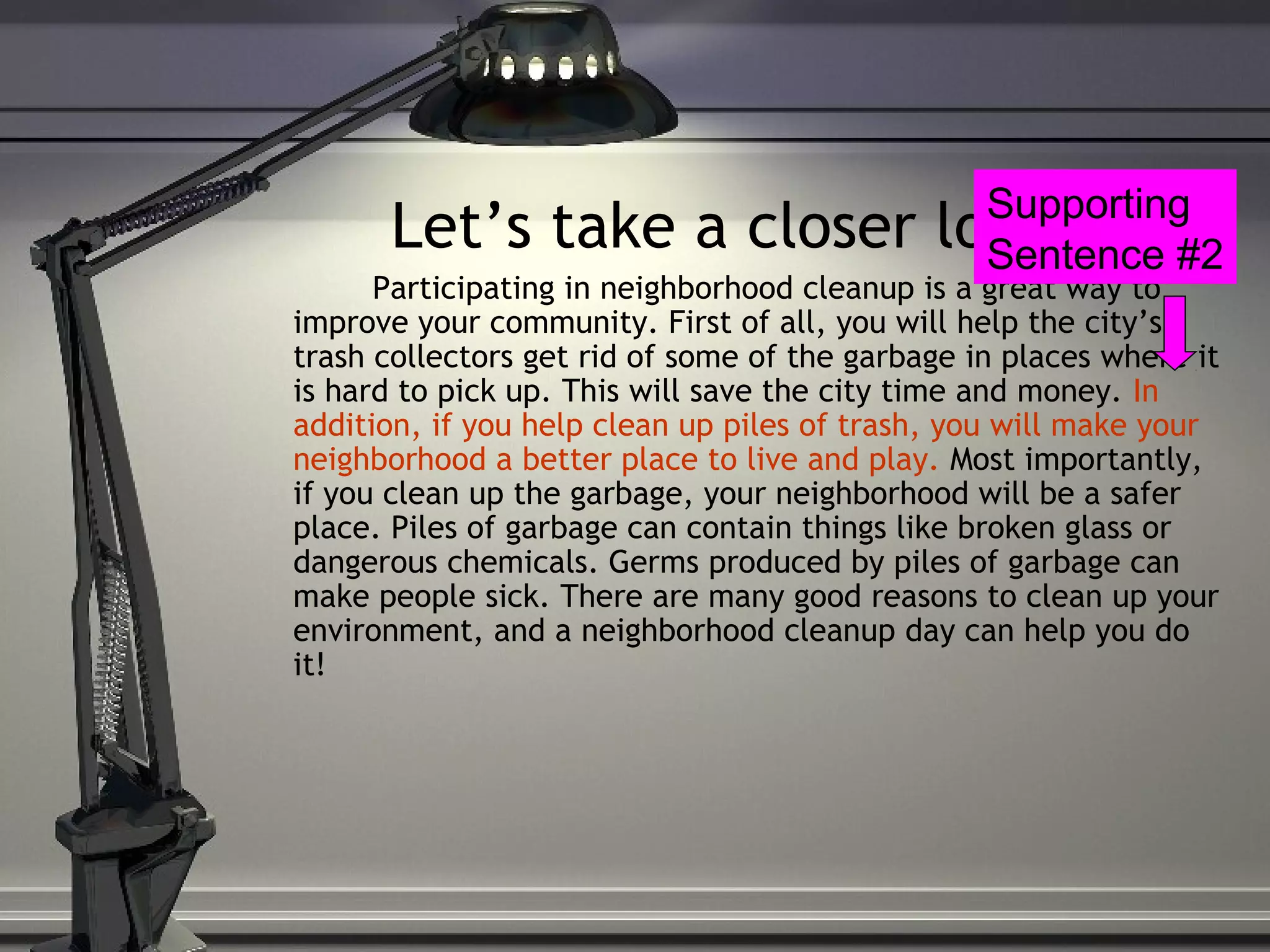 Writing a strong paragraph slideshare | PPT