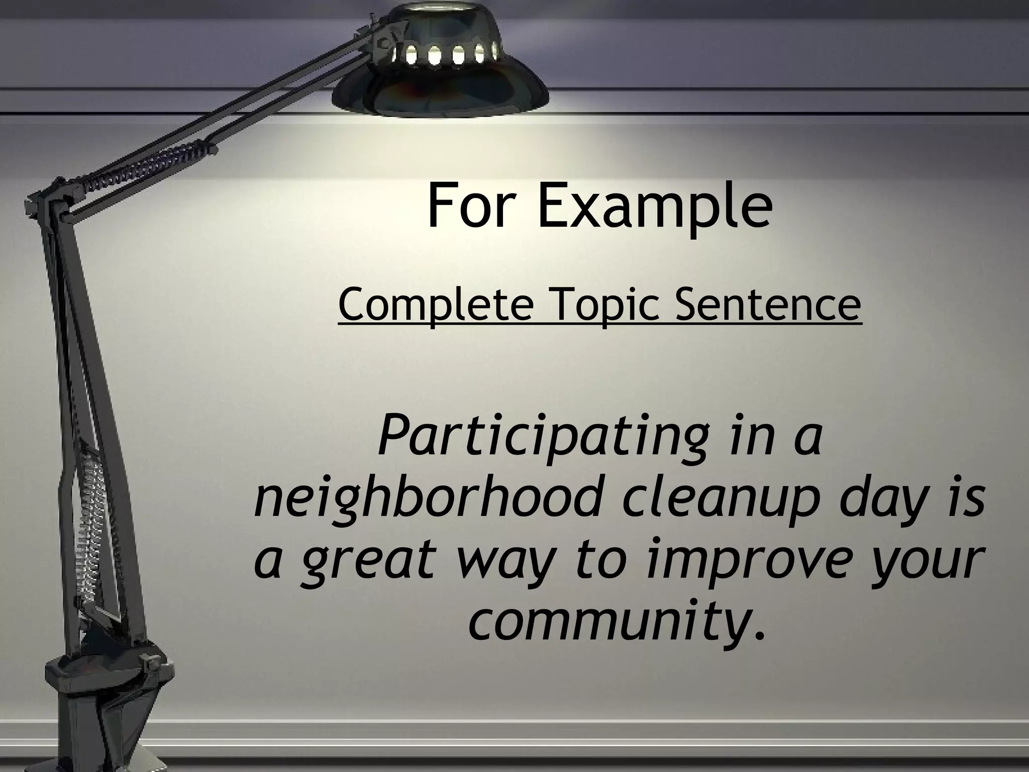 Writing a strong paragraph slideshare | PPT