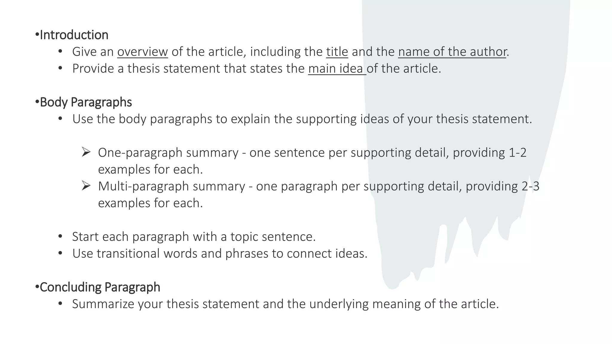 writing a summary.pptx