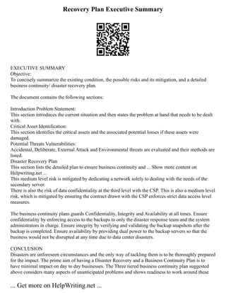 Writing A Summary Paper. How To Write A Summary P | PDF