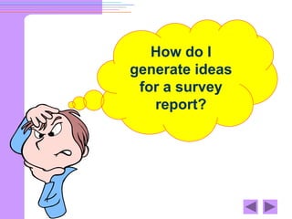 WRITING A SURVEY REPORT.ppt