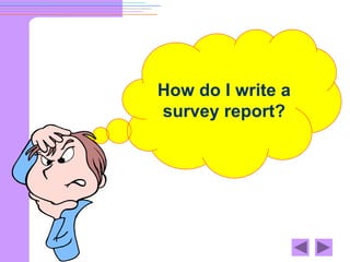 WRITING A SURVEY REPORT.ppt