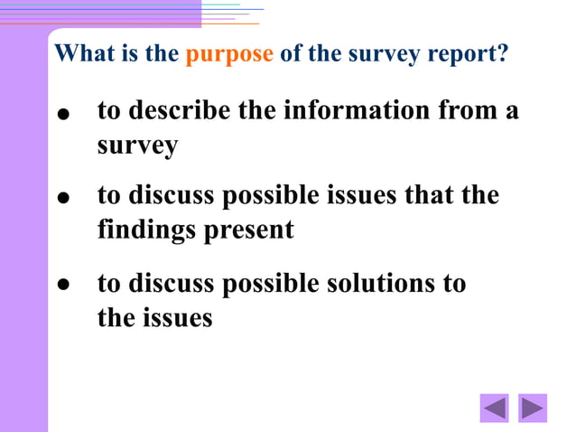 WRITING A SURVEY REPORT.ppt