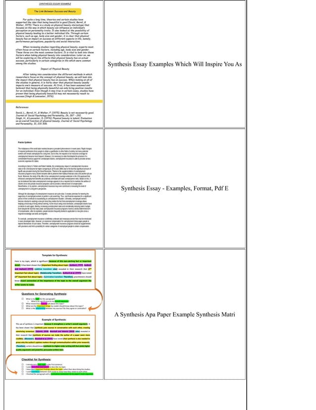 writing a synthesis paper.pdfWriting A Synthesis Paper | PDF