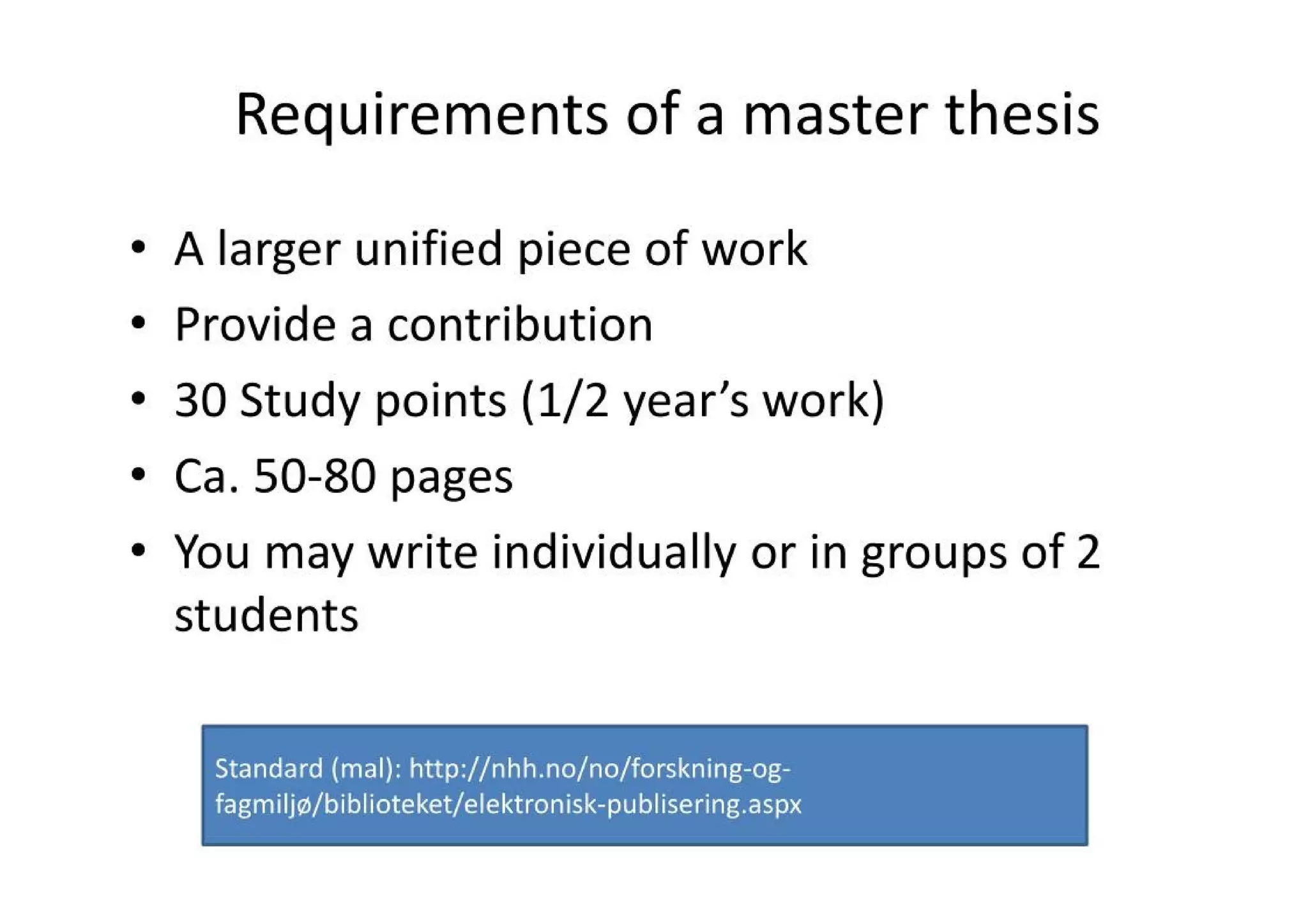 Writing A Thesis | PDF | Educational Assessment | Education