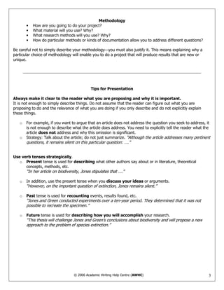 Writing a thesis_proposal | PDF