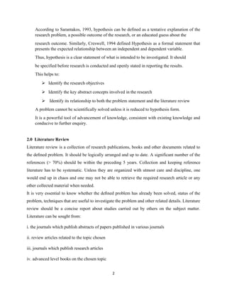 Writing a thesis report | DOC