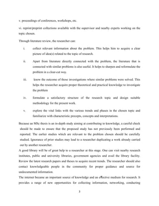 Writing a thesis report | DOC