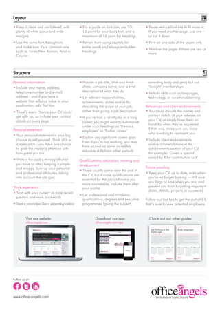 Writing a tip top cv | PDF