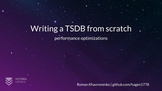 Writing a TSDB from scratch_ performance optimizations.pdf
