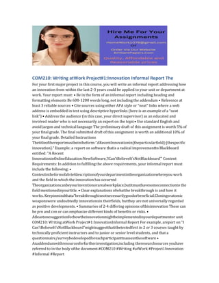 Writing atWork Informal Report The.docx