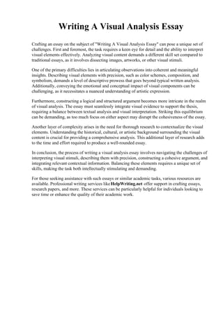 Writing A Visual Analysis Essay.pdf