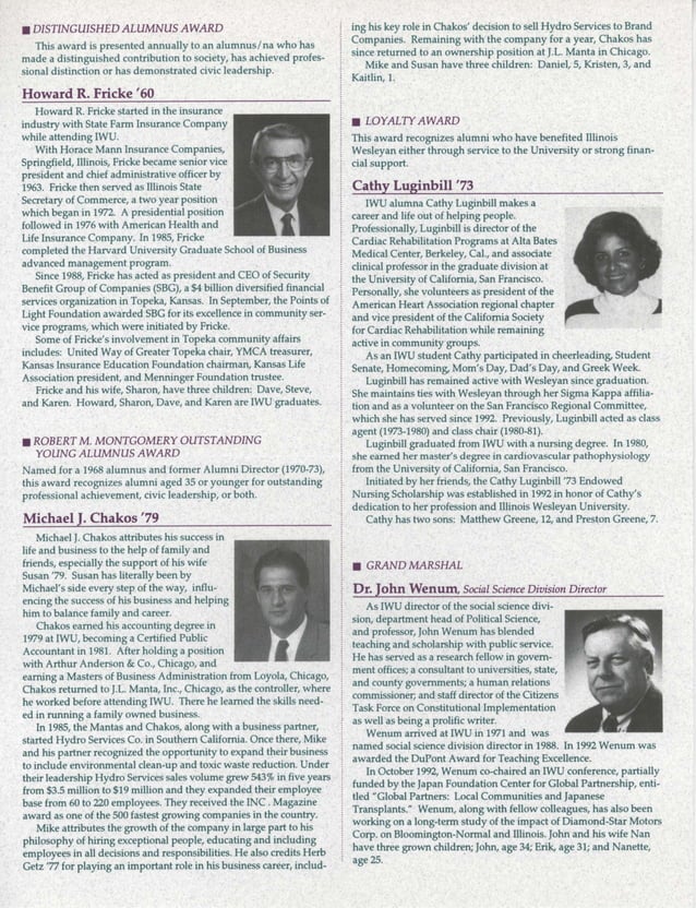 Writing Sample: Award Brochure Profiles | PDF