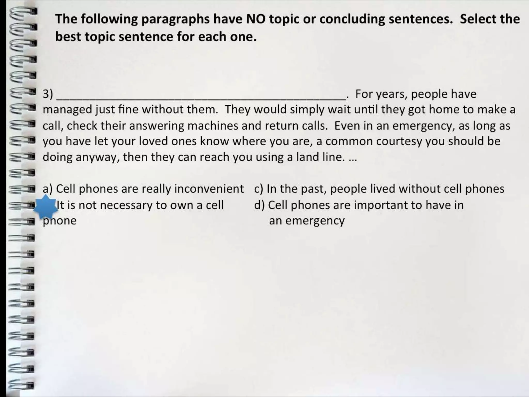 Writing a Well-Structured Paragraph | PPTX