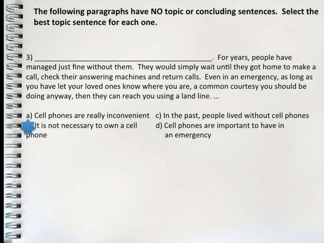 Writing a Well-Structured Paragraph | PPT