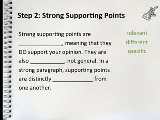 Writing a Well-Structured Paragraph | PPT