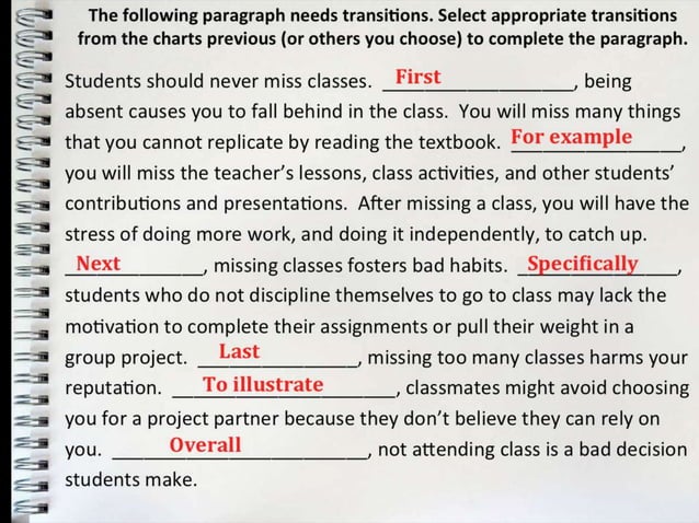 Writing a Well-Structured Paragraph | PPT