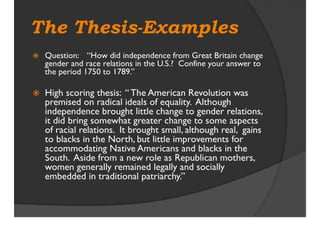 Writing A Winning Ap US History Essay | PPT