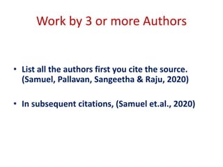 Writing a working bibliography | PPTX