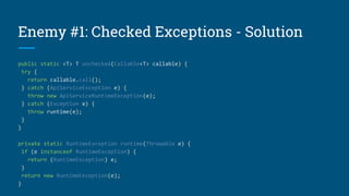 Writing beautiful code with Java 8 | PPT