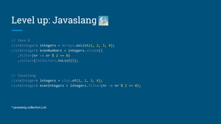 Writing beautiful code with Java 8 | PPT