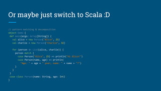 Writing beautiful code with Java 8 | PPT