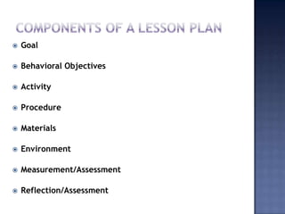 Writing behavioral objectives | PPTX