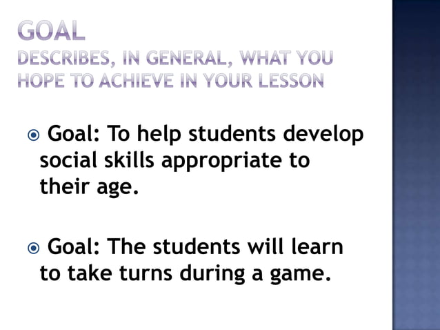 Writing behavioral objectives | PPTX