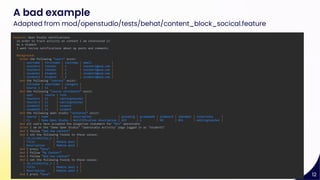 Writing better Behat tests | PPT