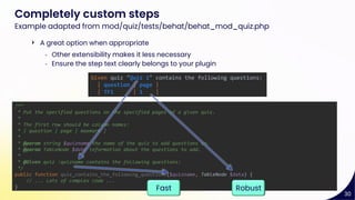 Writing better Behat tests | PPT