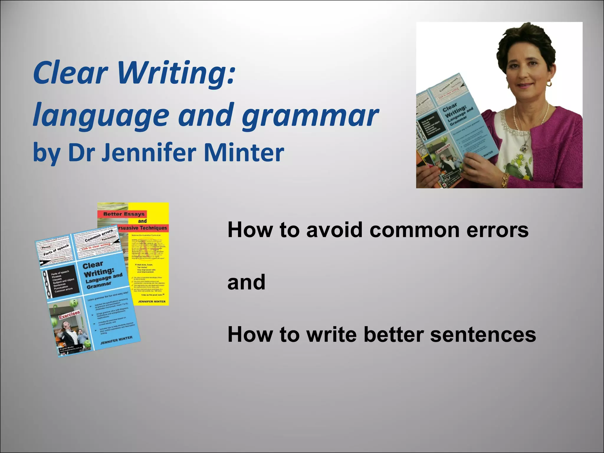 Writing better sentences | PPT