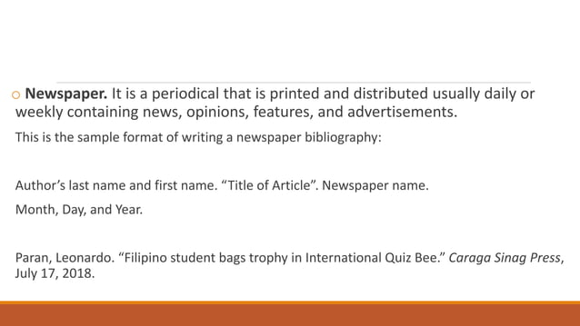 Writing Bibliography.pptx | Internet for Beginners | Internet