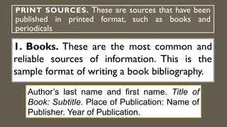 Writing bibliography - English 8 Lesson Deped | PPTX