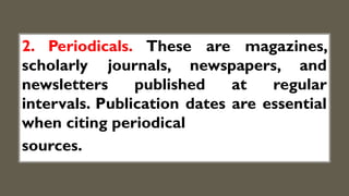 Writing bibliography - English 8 Lesson Deped | PPT