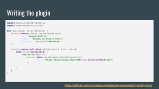 Writing browser extensions_in_kotlin | PDF