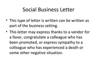 Writing Business Letters | PPT