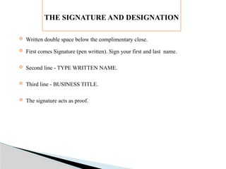 FORMAT FOR WRITING BUSINESS LETTERS.pptx